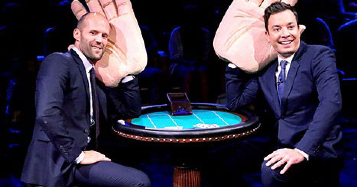 O Jimmy Fallon "χαστουκίζει" τον Jason Statham